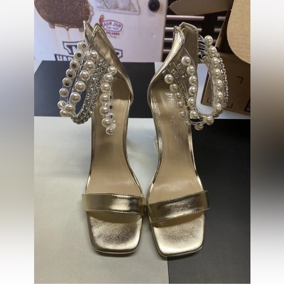Betsey Johnson | Shoes | Betsey Johnson High Heel Sb Rider Gold Size 9m ...